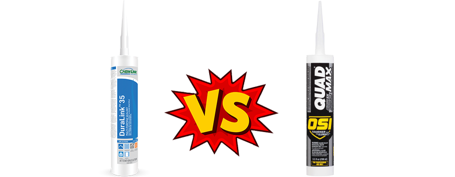 OSI QUAD ® MAX vs CHEMLINK DuraLink ® 35 - Sealant Comparison